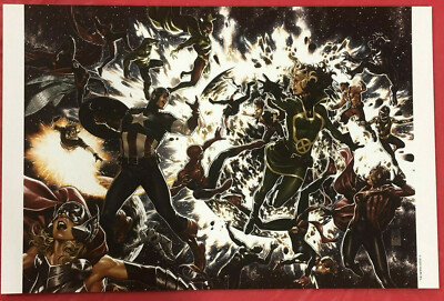 MARVEL SPIDERMAN MARK BROOKS POSTER 14X9.5"NM CAPTAIN AMERICA X-MEN ...