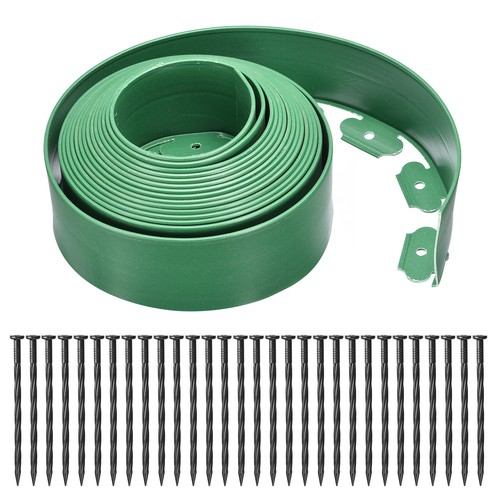 Landscape Edging, 1Pcs 33FT x 4" No Dig Garden Edging Kit with 30 ...