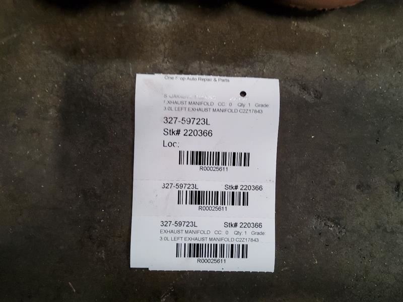 13 14 15 16 17 18 19, Jaguar XE, Left Exhaust Mainfold, 3.0L, C2Z17843 ...