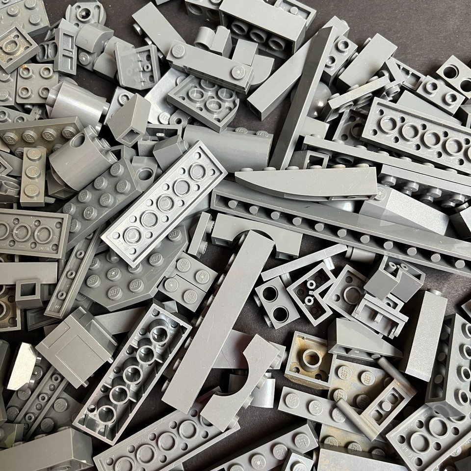 1 lb Lot Dark Gray Lego Piece Huge Bulk Lot Mixed Bricks Parts Star ...