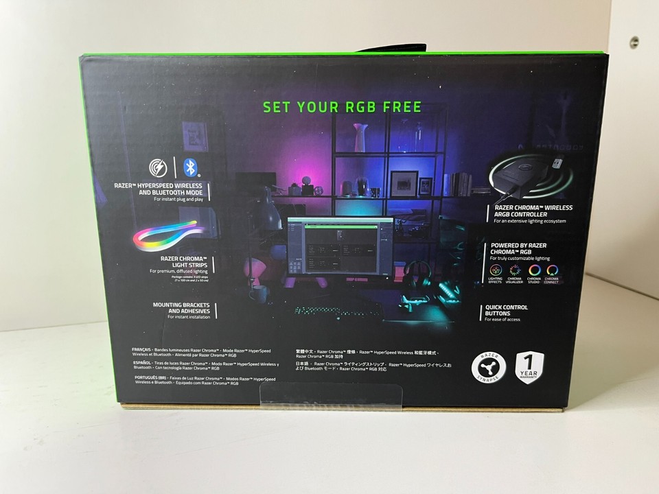 Razer Chroma Light Strip Set RZ34-04020100-R3UA RGB Controller + Light ...