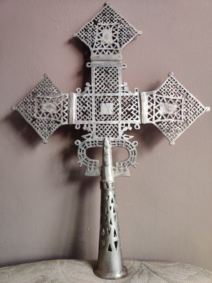 Crucifixes & Crosses - Coptic Processional Cross