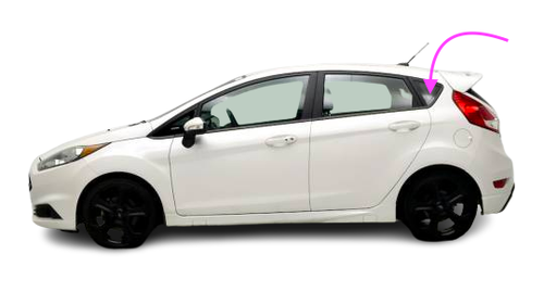Fits: 2011-19 Ford Fiesta Hatchback Driver Rear Left Quarter Window ...