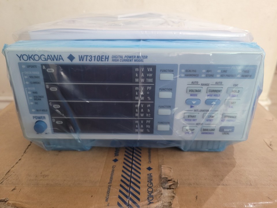 BRAND NEW Yokogawa WT310EH Digital Power Meter, DC - 20 kHz, 40A, 1 Ch ...