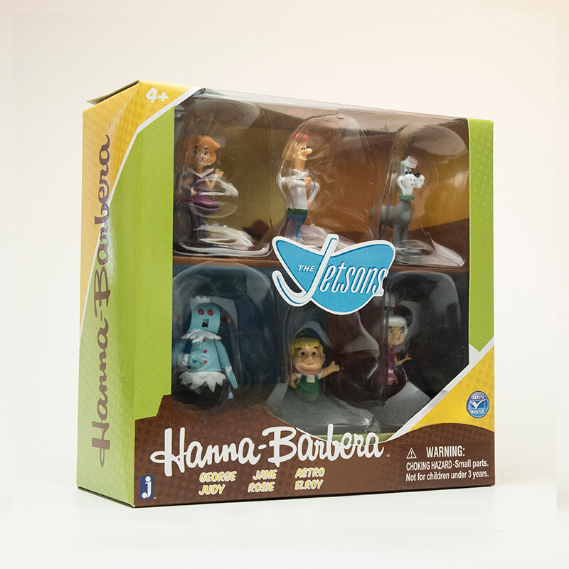 The Jetsons The Flintstones Action Figure Set Model Statue Collectible ...
