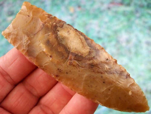 Super Fine 3 7/8 inch Florida Flint River Clovis Point with COA ...