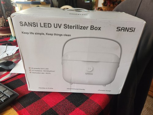 SANSI UV Light Sanitizer Box Sanitizes 5.1L Large Sanitize in 5 Minutes ...