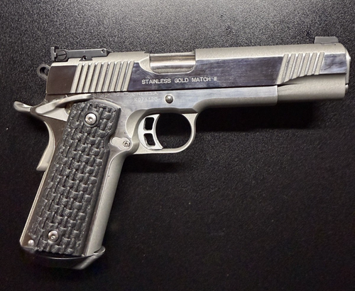 1911 Grips Basket weave V2 Full Size Carbon Fiber/Composite Ambi for ...