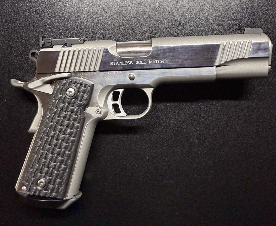 1911 Grips Basket weave V2 Full Size Carbon Fiber/Composite Ambi for Colt Kimber | eBay