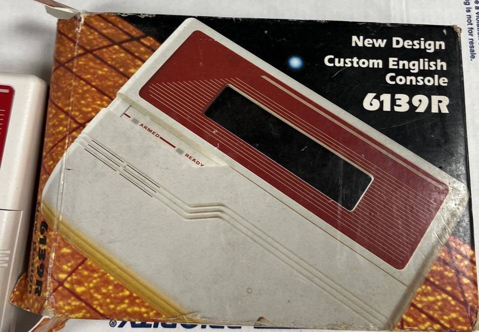 ADEMCO 6139r LCD Display Security Alarm Keypad NOS Custom English ...