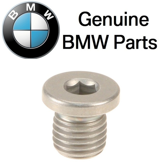 New Genuine BMW e46 m3 m5 m6 M coupe Engine Oil Pan Drain Plug OEM ...