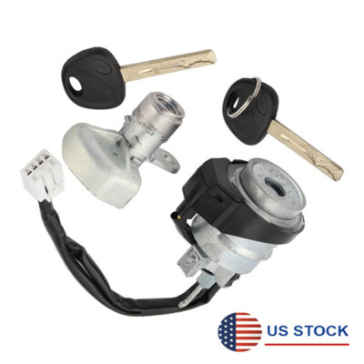 Ignition & Door Lock Cylinder w/ 2 Keys For 2015-2021 Hyundai Tucson ...