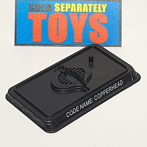 GI Joe Cobra Copperhead FIGURE STAND 2008 2009 Comic Pack 25th Sting ...