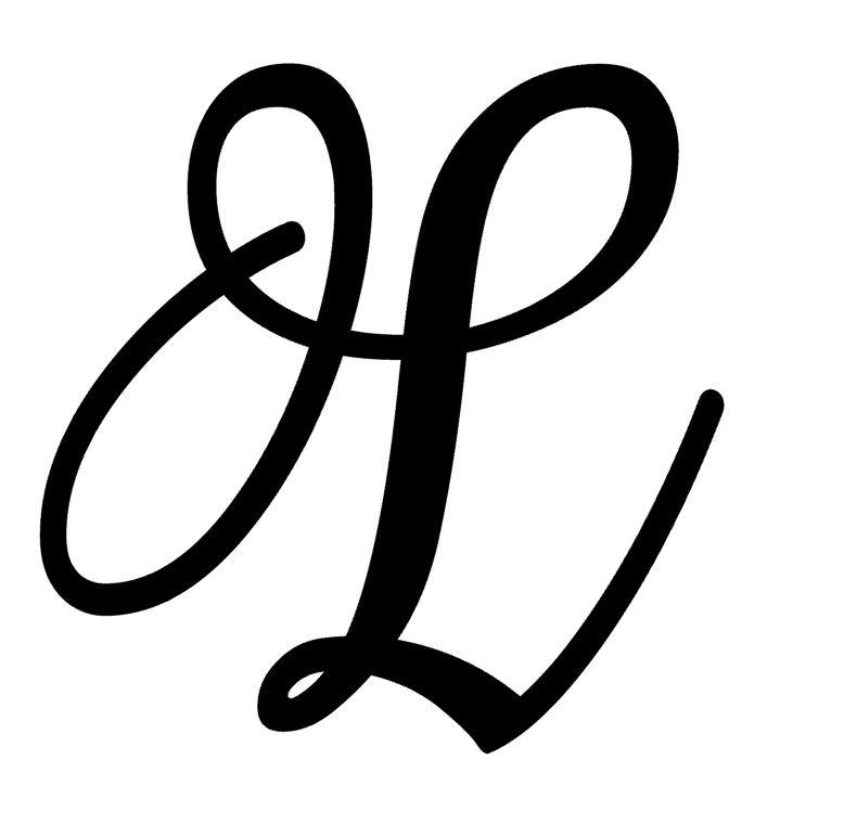 Letter L Cursive Letter L Balb Font Book Folding Pattern Folded