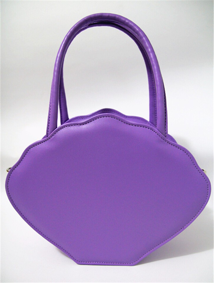 Women PU Leather Handbag Shell Shape Purse Shoulder Messenger Bag ...