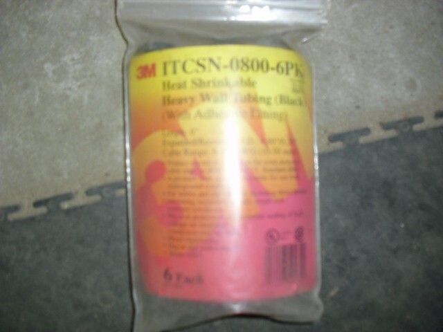 Pack of 5 3M Itcsn-0800-6" Black Shrink Tubing 0.8In Id | eBay