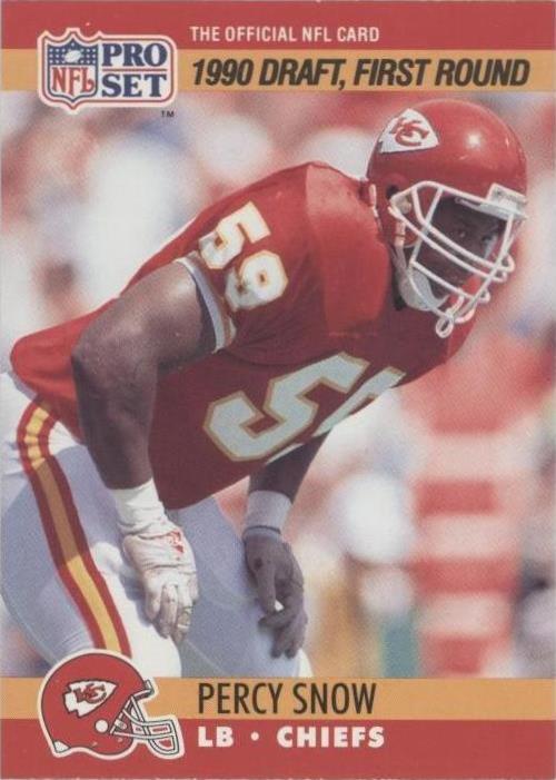 1990 Pro Set Percy Snow #681 for sale | eBay
