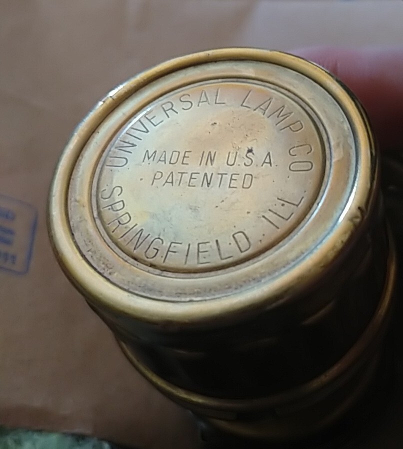 Antique Auto-Lite Universal Lamp Co Made In USA Miners Lamp. Guy's ...