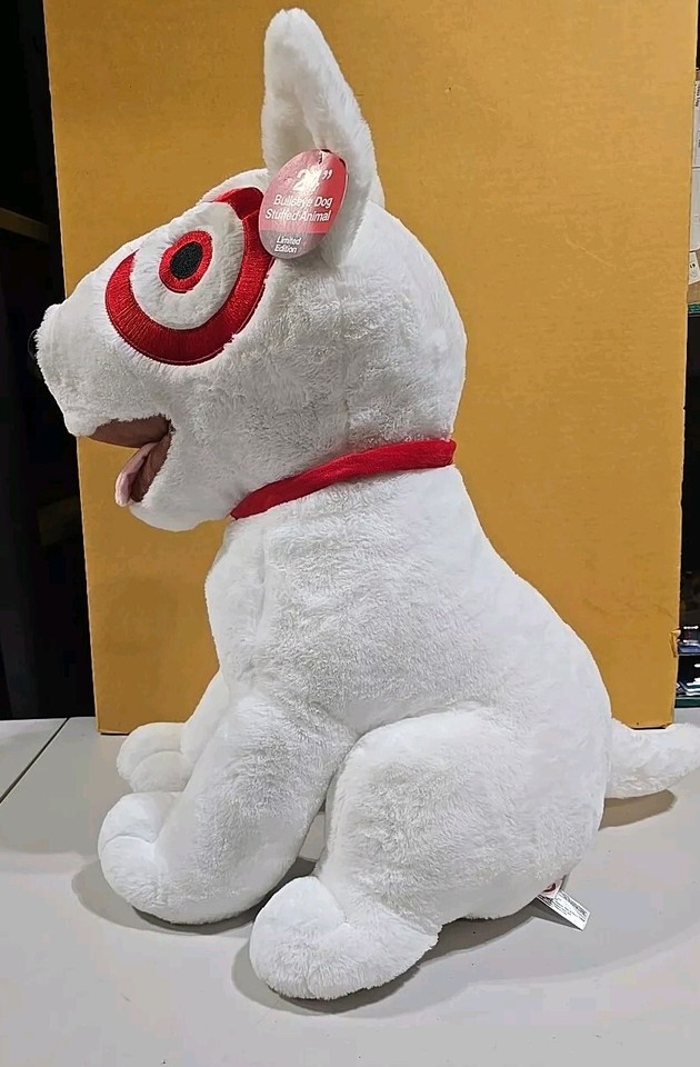 Target 2024 Holiday Limited Edition 24" HUGE Bullseye Dog Stuffed ...