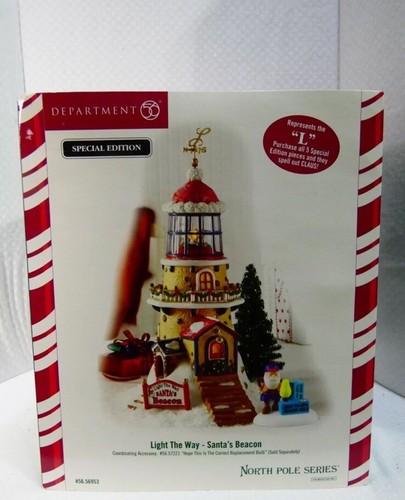 Department 56 "Light The Way" - Santa's Beacon #56953- Special Edition ...