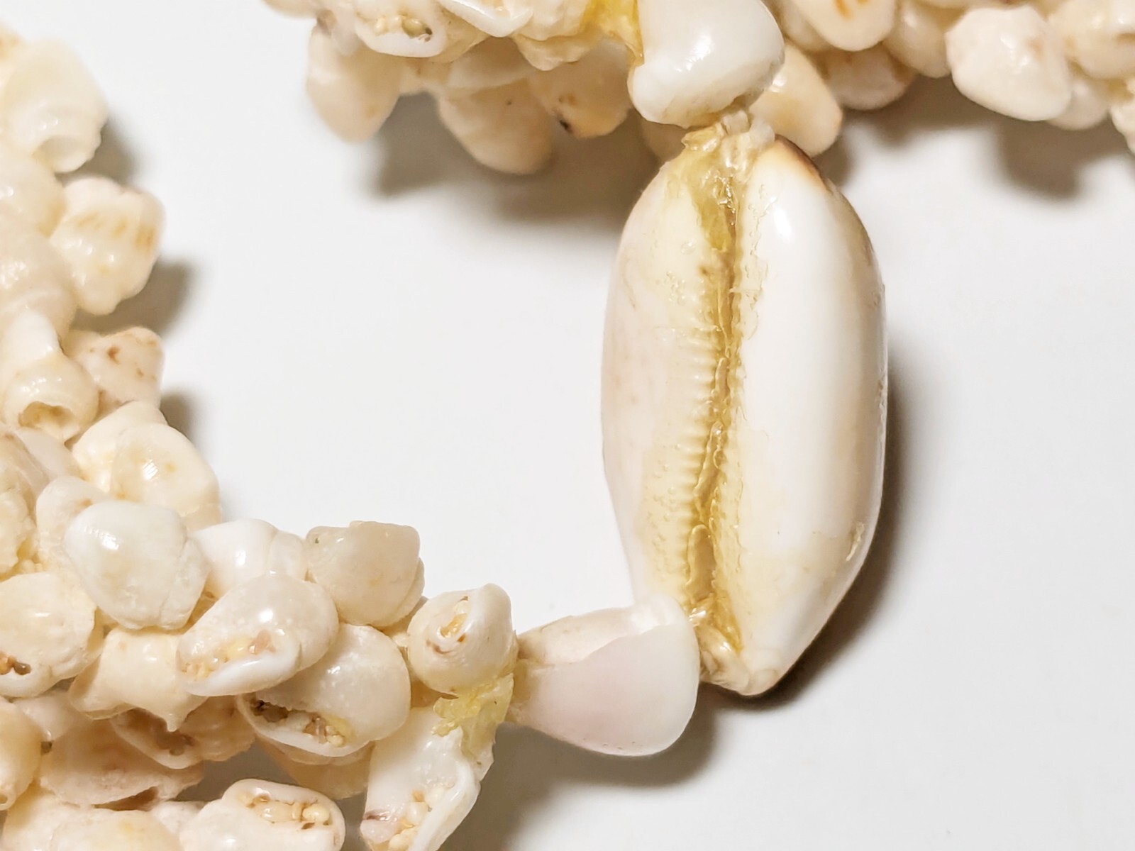 Vintage Ni'ihau Shell Lei Pikake Necklace Long 2 Strand momi shells | eBay