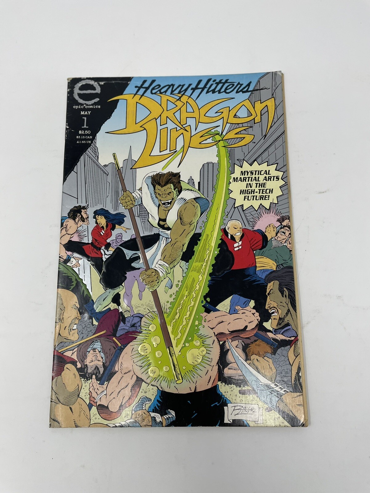 DRAGON LINES #1 (of 4)(Heavy Hitters)(1993 EPIC / MARVEL Comics) VG+ ...