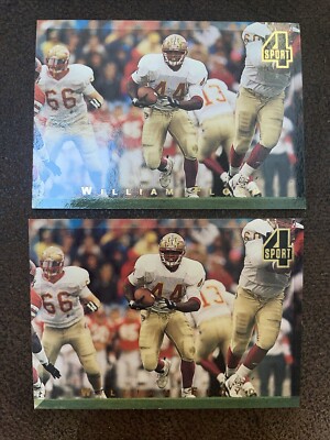 (2) 1994 CLASSIC 4 SPORT WILLIAM FLOYD CARD #78 COLLECTIBLE TRADING ...