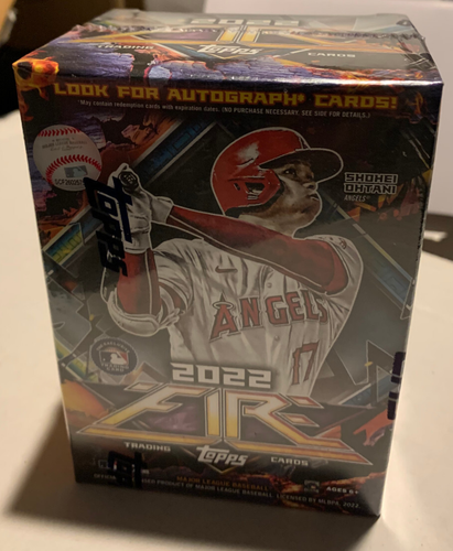2022 TOPPS FIRE BASEBALL BLASTER BOX FACTORY SEALED POSSIBLE BOBBY WITT ...