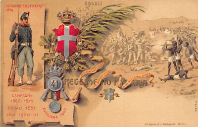 Eritrea - The 41th Infantry Regiment at the Battle of Dogali (Year 1887 ...