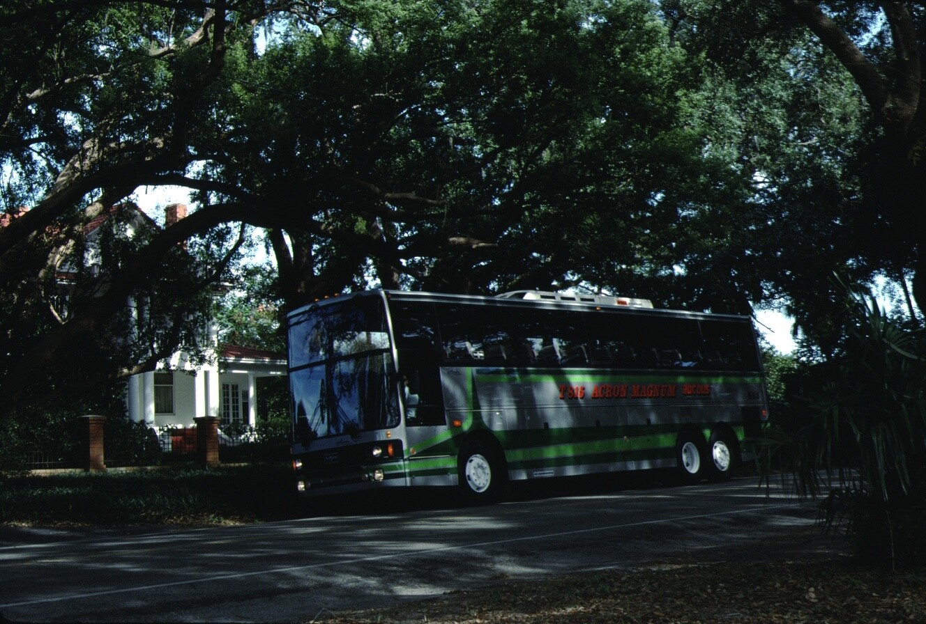 Acorn Magnum Van Hool Bus Kodachrome original Kodak Slide | eBay
