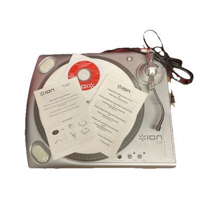 Ion USB Turntable ITTUSB Digitize Your Vinyl Collection W/kit Needs ...
