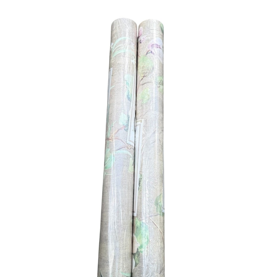 York Fine Wallpaper Floral Classic Style CI1309 Scrubbable Lot of 2 ...
