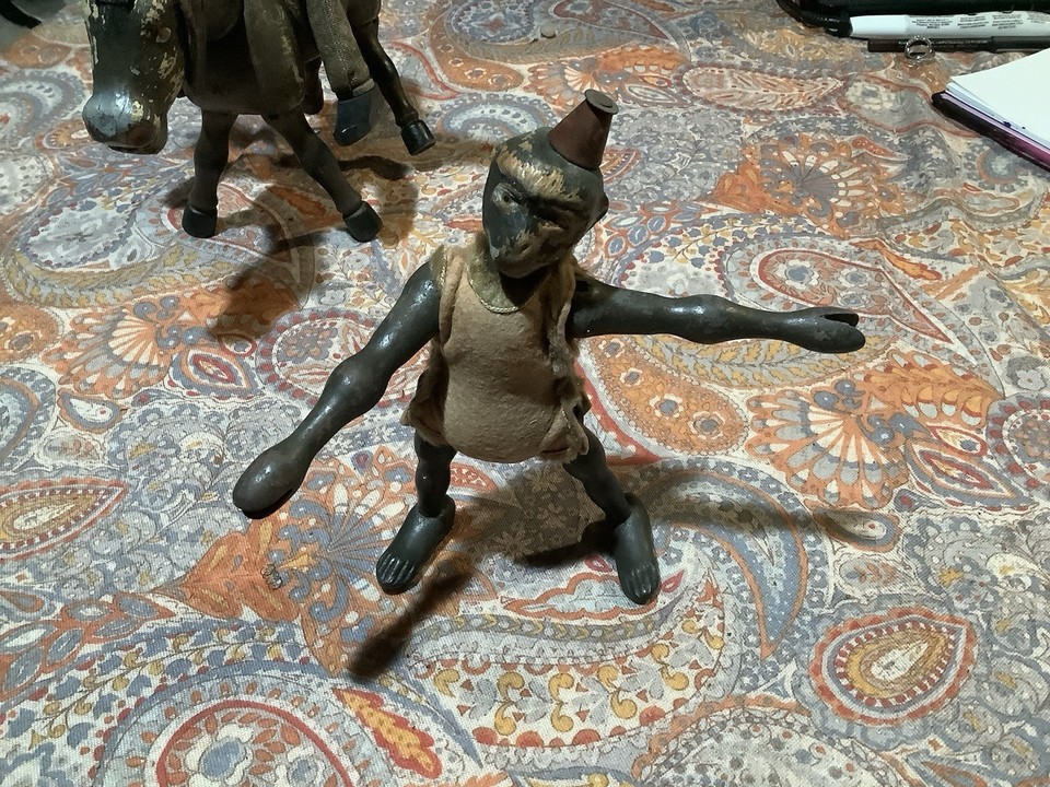 Antique Schoenhut Humpty Dumpty Circus Lot Monkey Donkey And Hobo ...