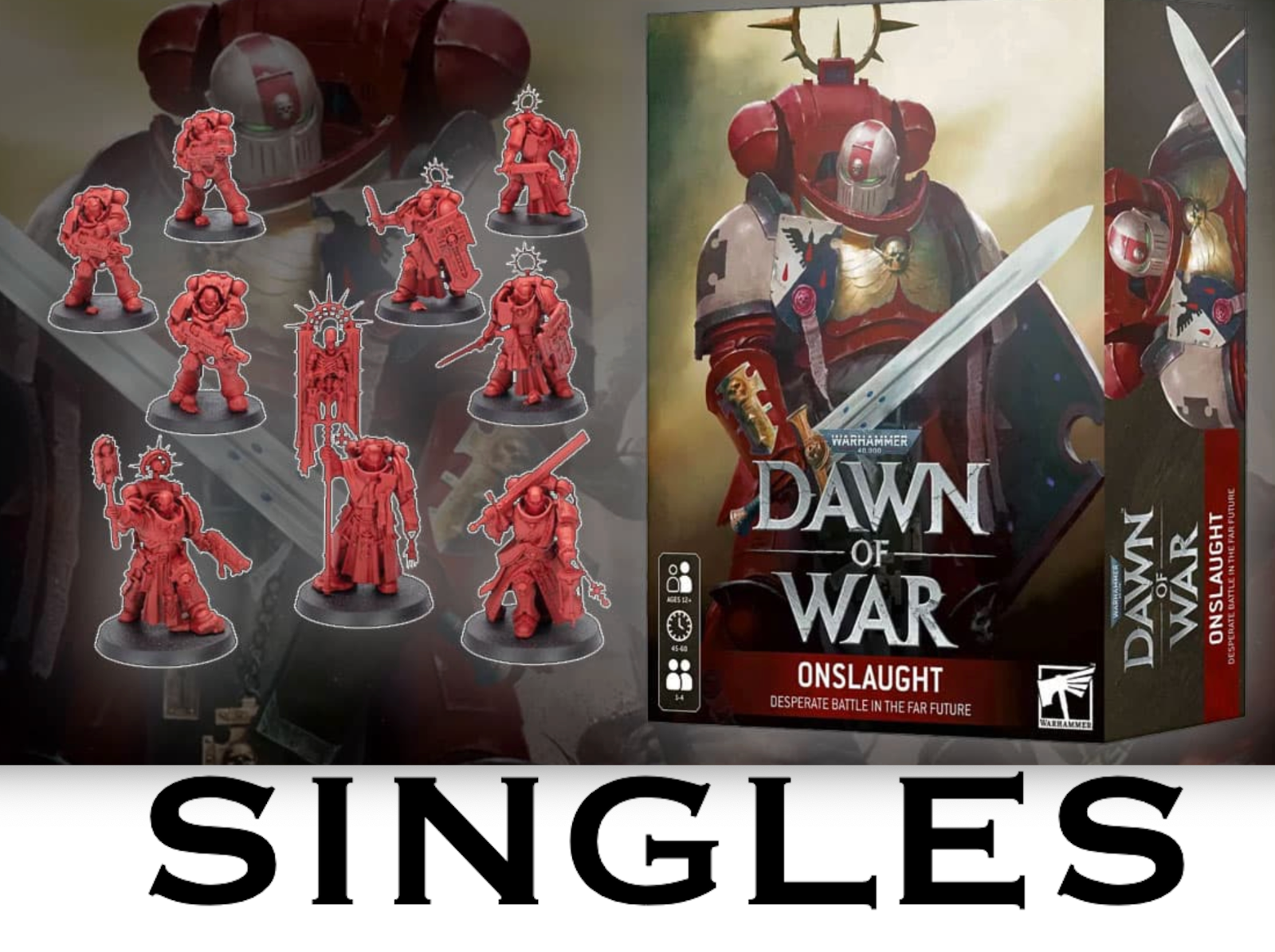 Warhammer 40K Space Marine Dawn War Onslaught SINGLE Bladeguard ...