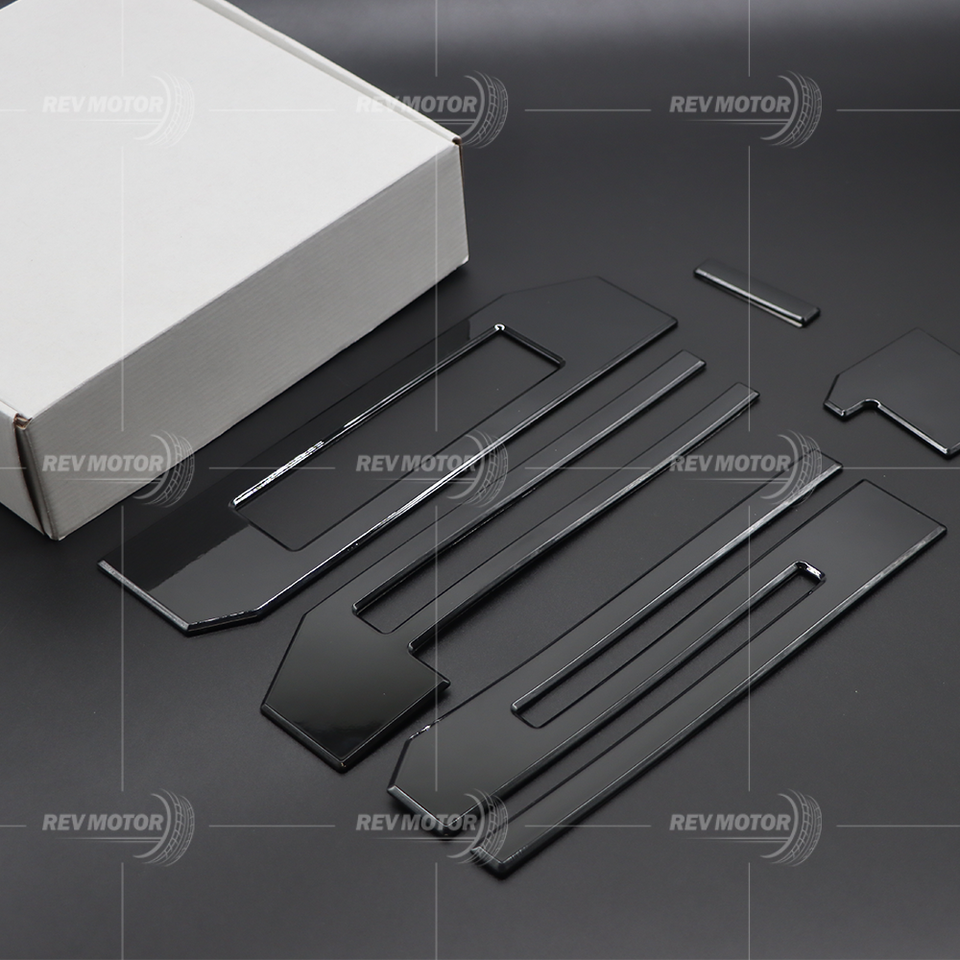 3D Raised Gloss Black Tailgate Inserts Letters Emblems fit for F-150 ...