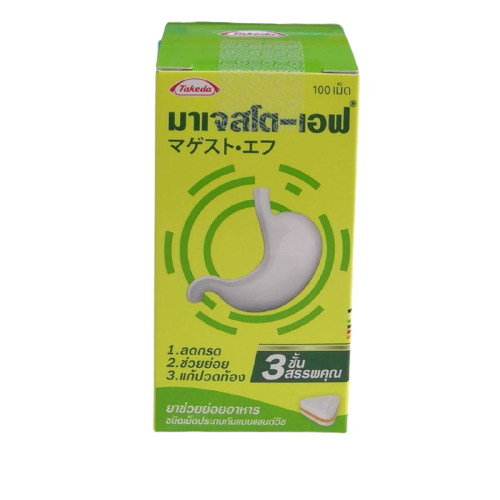 6 x 100 tab Magesto-F Digestive Sandwich Tablets Relief Gastric Pain ...