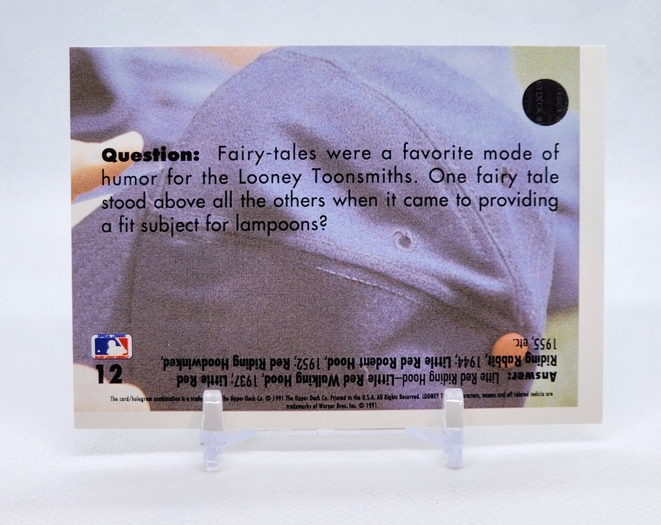 1991 Upper Deck Looney Tunes Comic Ball DAFFY DUCK MARVIN THE MARTIAN ...