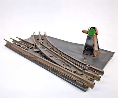 Vintage Marx O27 Gauge 3-Rail Right-Switch Track with Working Semaphore ...