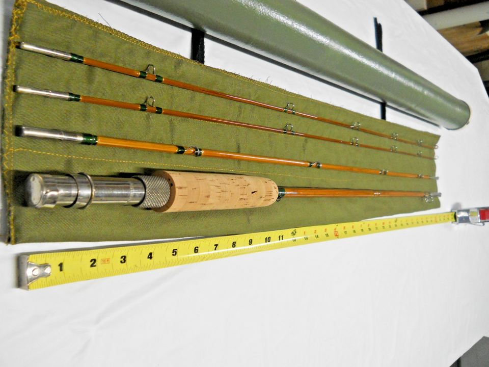 Montague, 8', 3/2 bamboo fly rod, rare, Zepher series. | eBay
