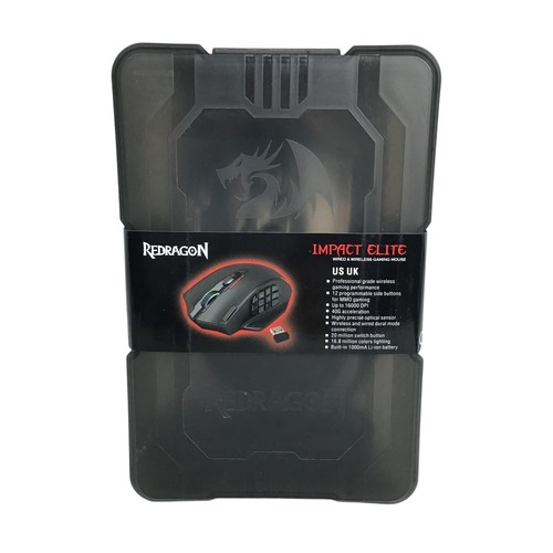 Redragon Impact Elite Wireless Gaming Mouse M913 16000 DPI Wireless RGB ...