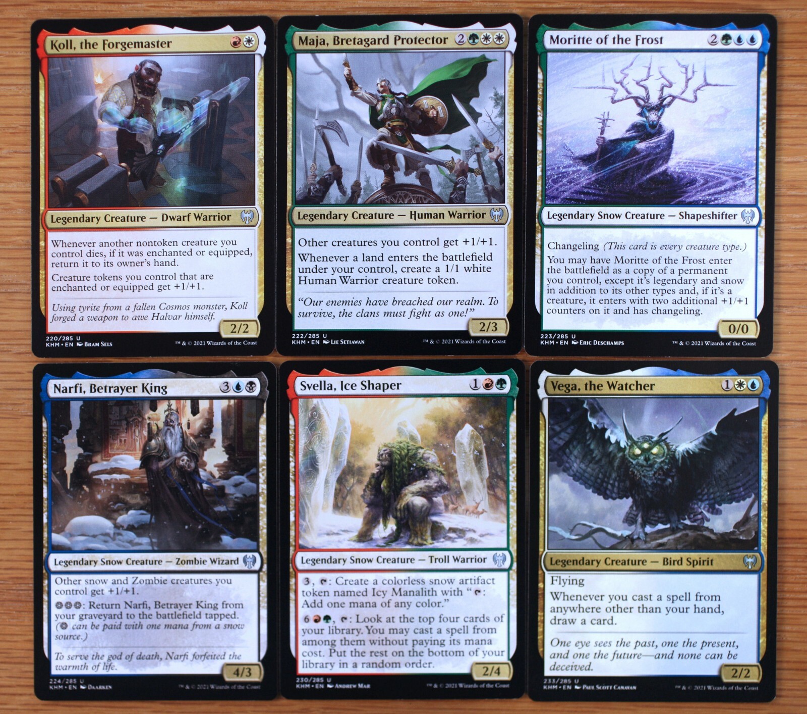 Set of 12 Kaldheim Legendary Creatures *NM* (Magic MTG) Kardur ...