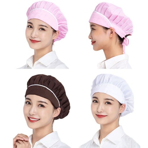 Mesh Work Hat Work Wear Cooking Hygienic Cap Chic Chef Hat Canteen ...