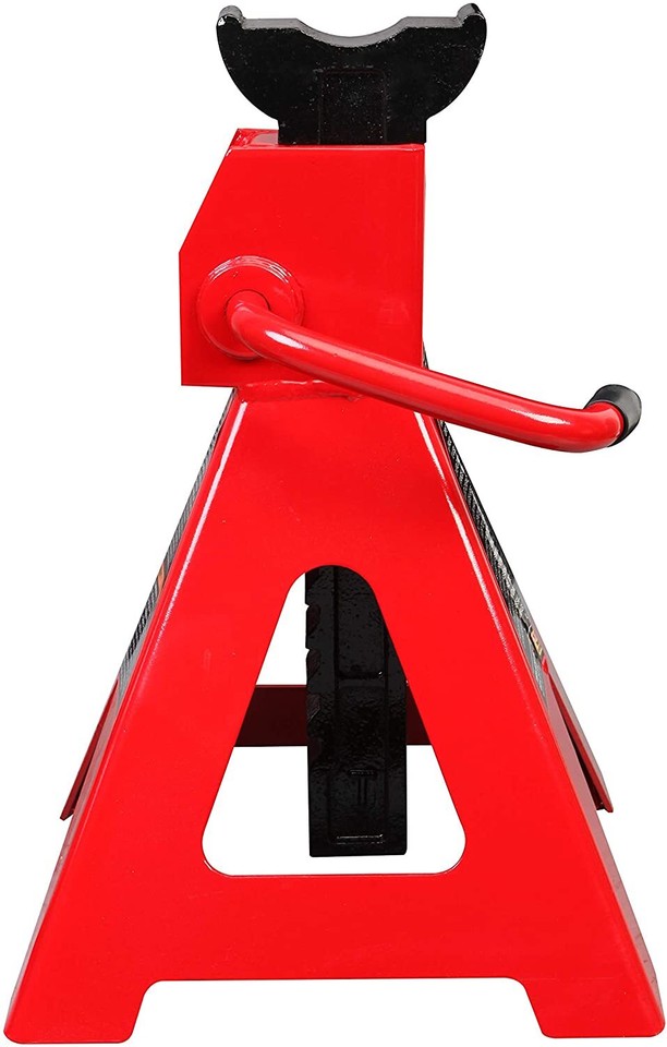 BIG RED 12 Ton (24,000 lb) Capacity 1 Pair Torin Steel Jack Stands, Red ...