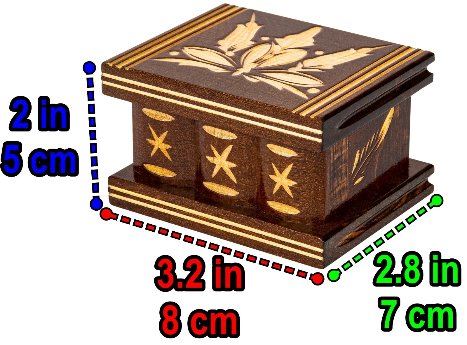 Wood Magic Secret Puzzle Box, Brain Teaser, IQ test, Secret lock, Smart ...
