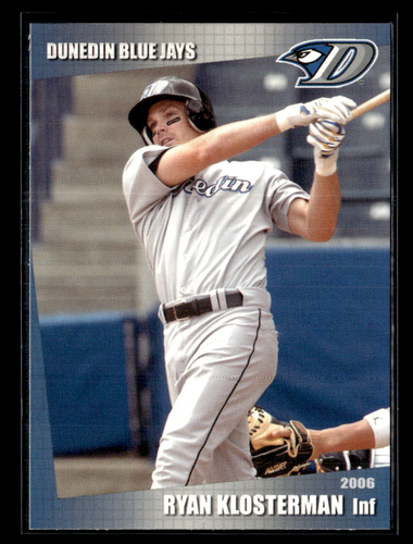 Ryan Klosterman 2006 Dunedin Blue Jays Team Set | eBay