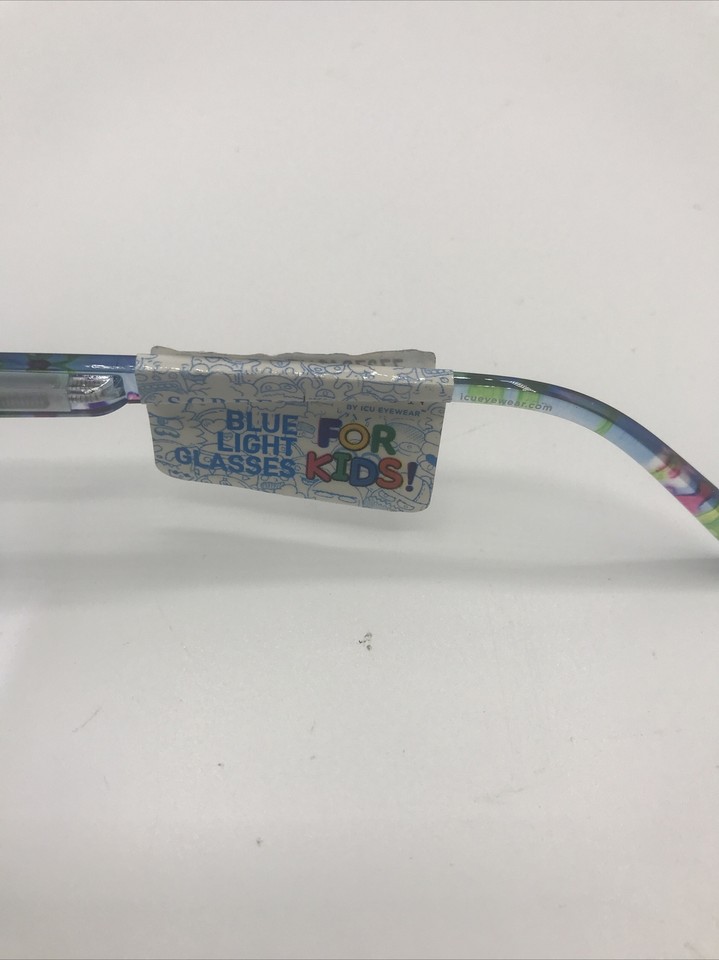 ICU Eyewear Screen Vision Blue Light Glasses For Kids Blue Floral Brand ...
