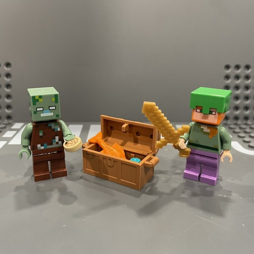 LEGO Minecraft minifigures & Parts fr set 21164 Pre-owned. Alex ...