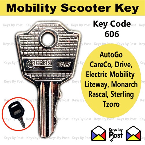 Mob Scooter key UltraLite Monarch Mobie Smarti Solax Genie Drive Flex ...