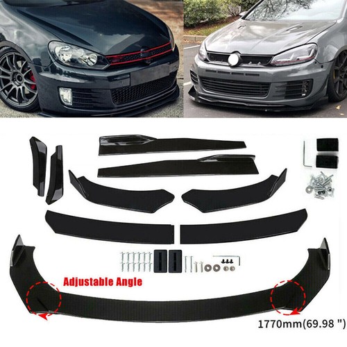 For VW Golf GTI MK5 MK6 MK7 Front Bumper Lip Rear Splitter Spoiler Side ...