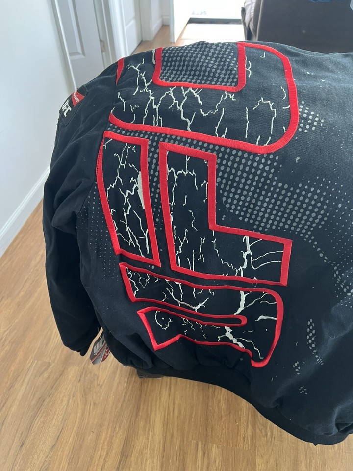 UFC TAPOUT Ultimate Fighting Championship Jacket 1 Of Kind XL Button Up ...